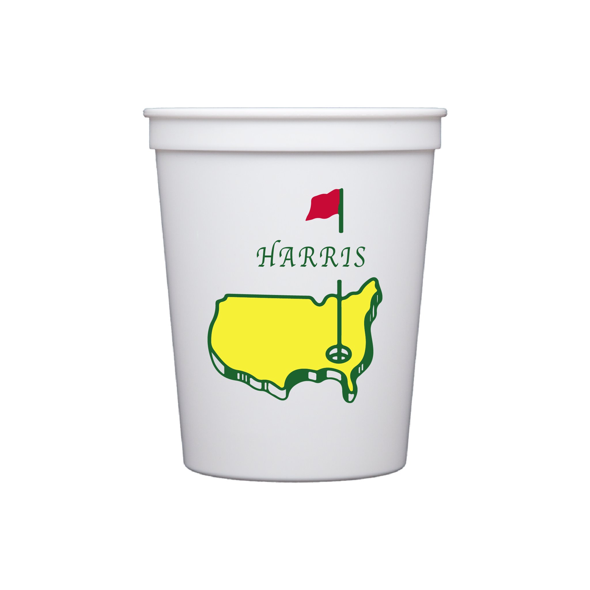 Masters Map Full-Color Stadium Cups | Semi-Custom – Sequins and ...